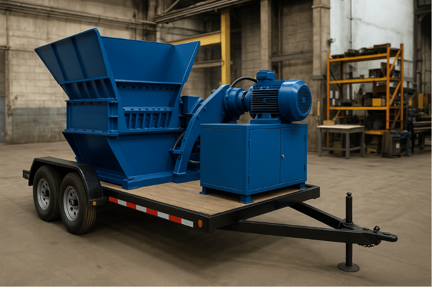 Tire Shredders Types: Stationary, Portable & Mobile | ProTrack